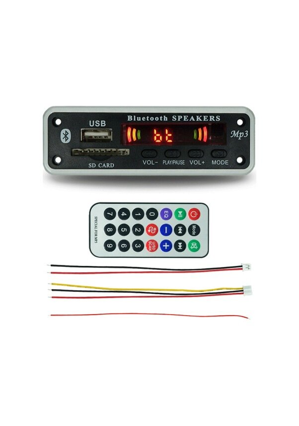 12 В Длинная плата декодера Bluetooth MP3-модуль - Материнская плата Bluetooth без потерь в наличии