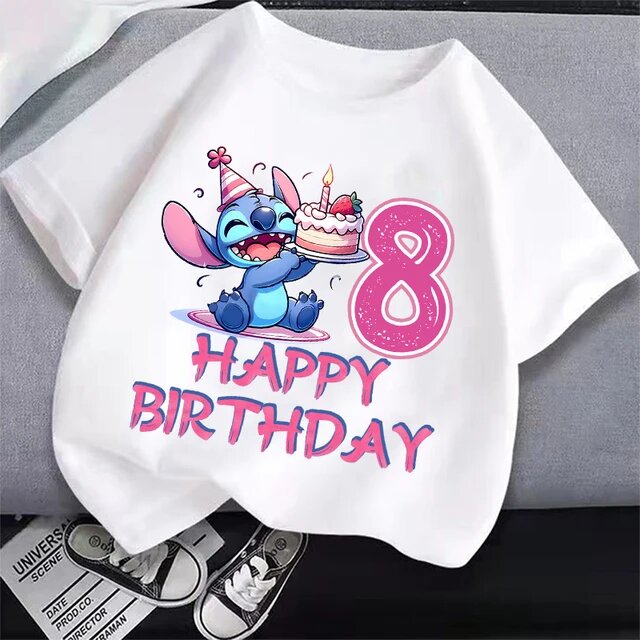 Футболка с рисунком Диснея и коротким рукавом, с рисунком из мультфильмов, с круглым вырезом, одежда для девочек, милые хлопковые топы в стиле аниме, модные подарки на день рождения, Размер:100