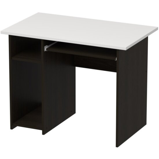 Стол компьютерный Меб-фф СК-16Л цвет венге + белый 100/60/76 см