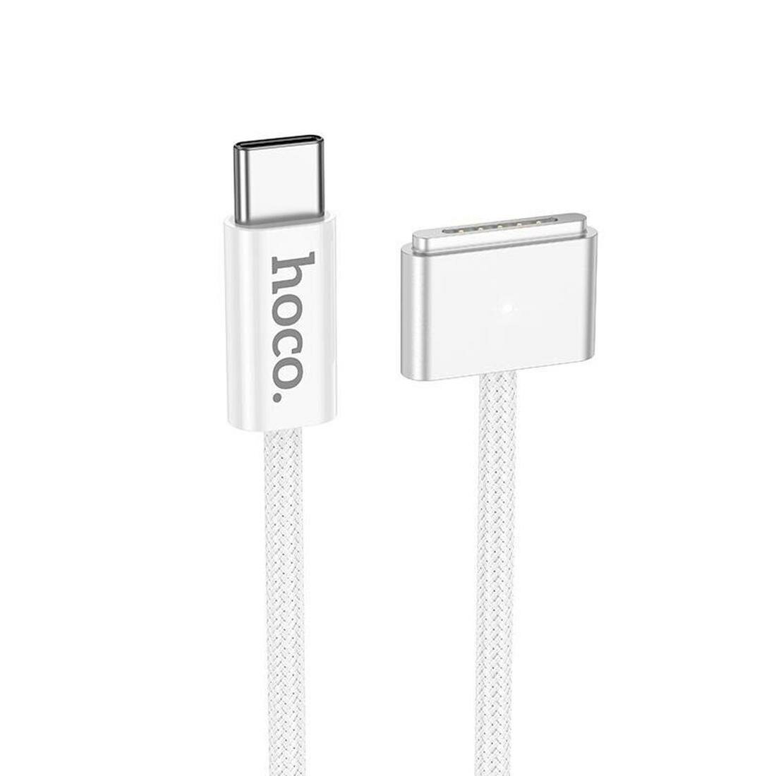 Магнитный кабель для зарядки MacBook hoco X103 / USB-C to MagSafe 3 / 2м, 140W, в оплетке