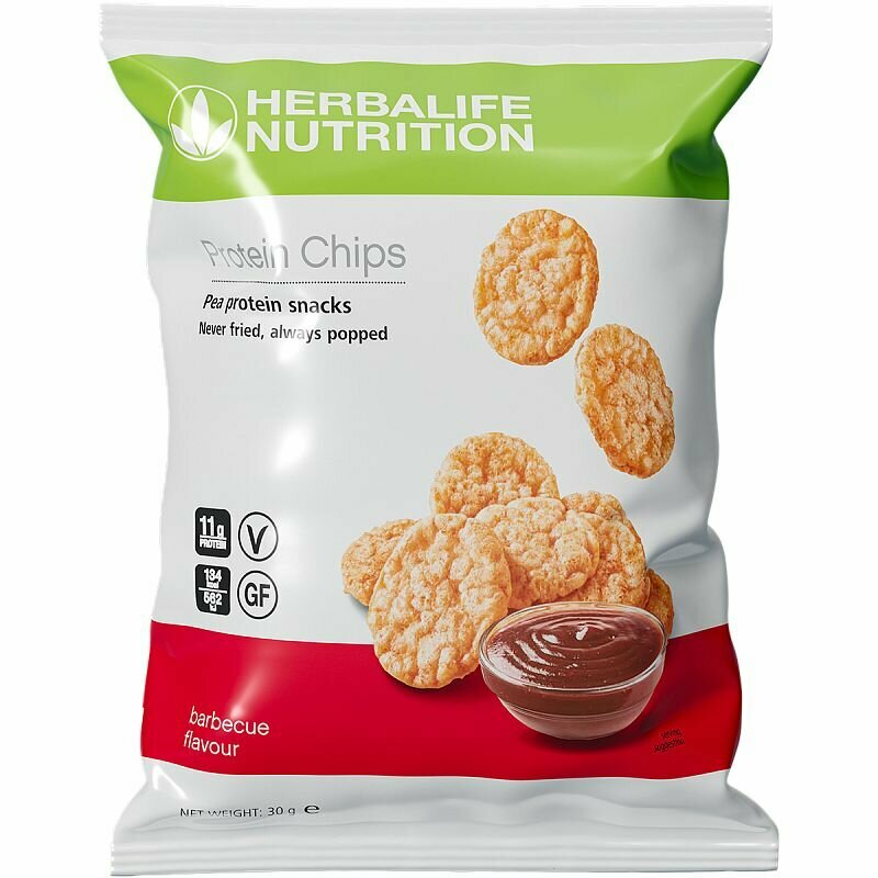 Протеиновые чипсы со вкусом Барбекю (10 шт), Herbalife Гербалайф