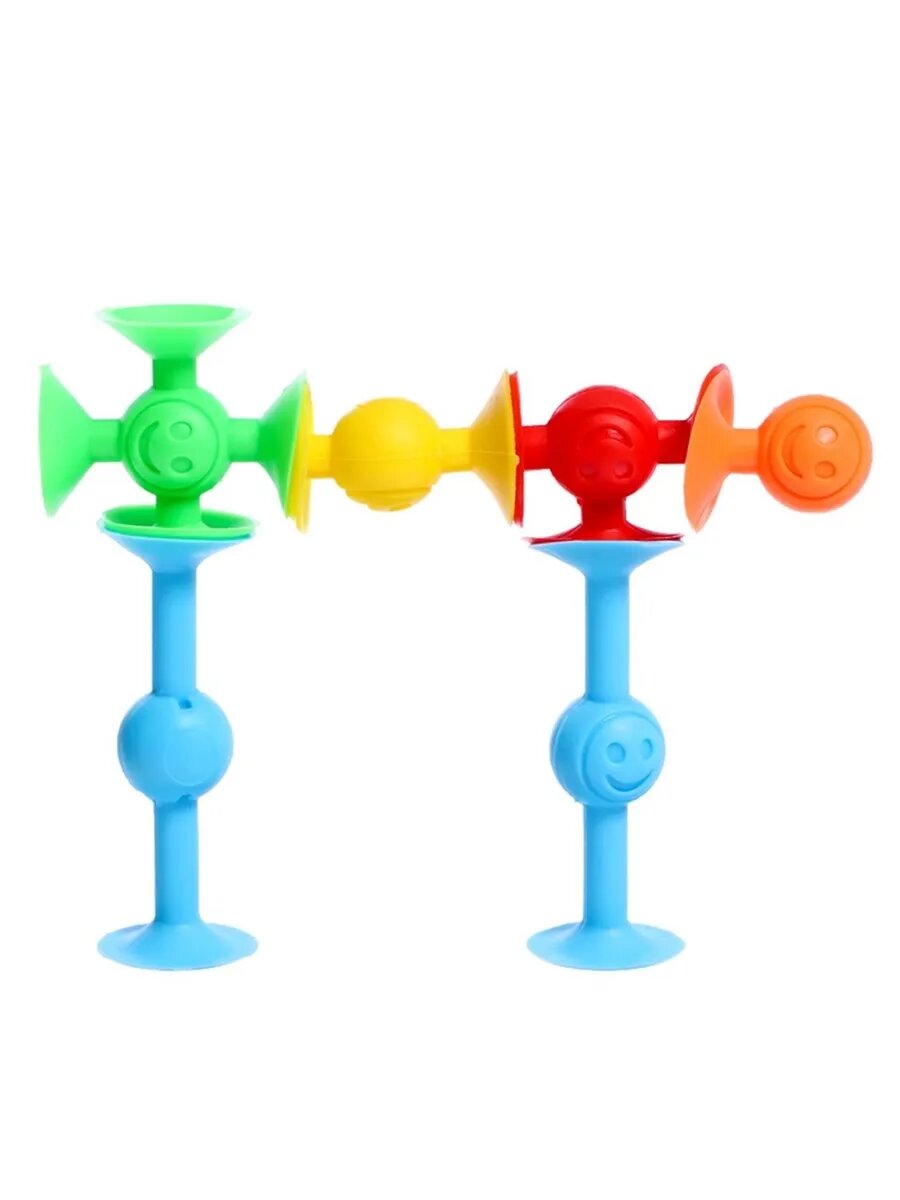 Развивающий конструктор с присосками для малышей