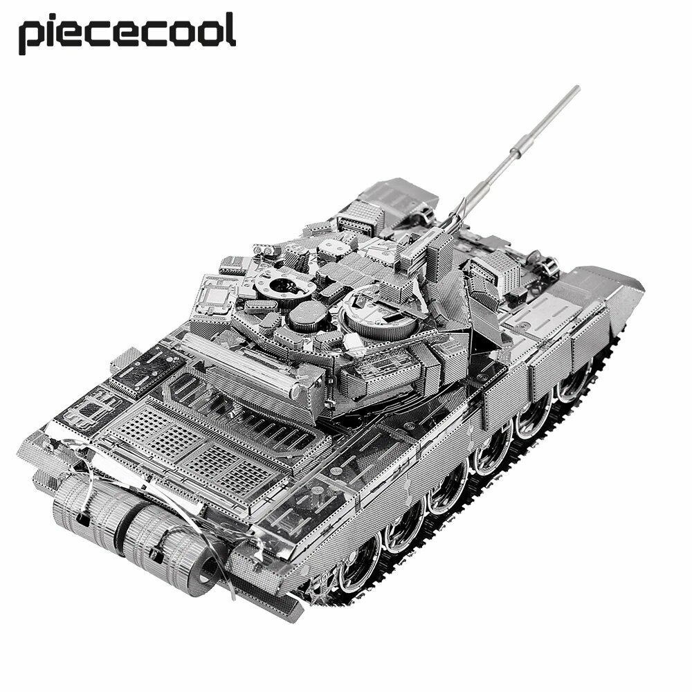 Piececool 3D металлический пазл танк T-90A, T-90A TANK, Унисекс