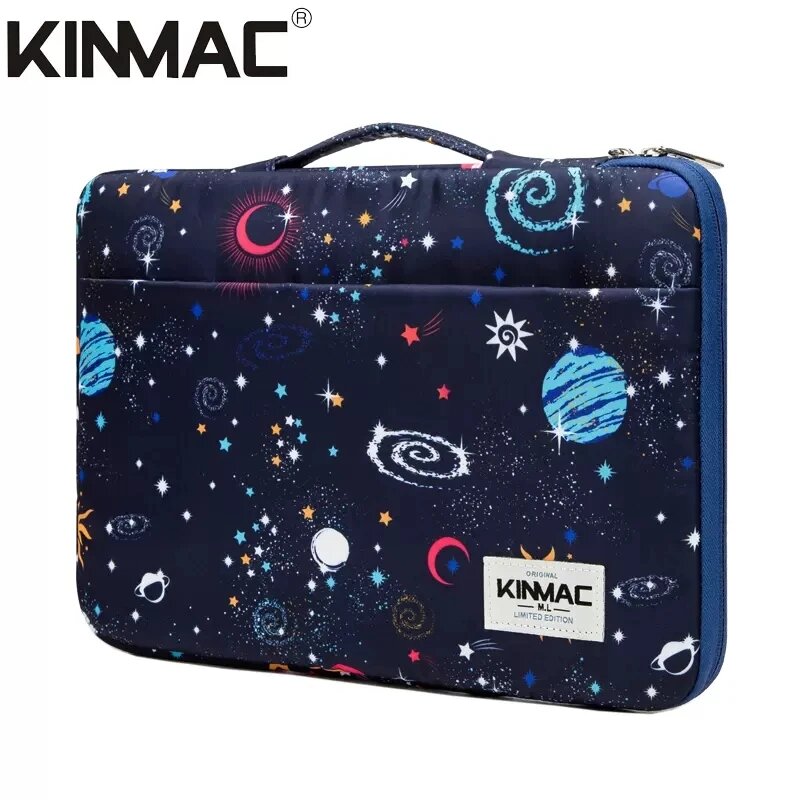 Kinmac Сумка для ноутбука 12-16 дюймов 2016-2024 Mac Pro 13, Starry Sky