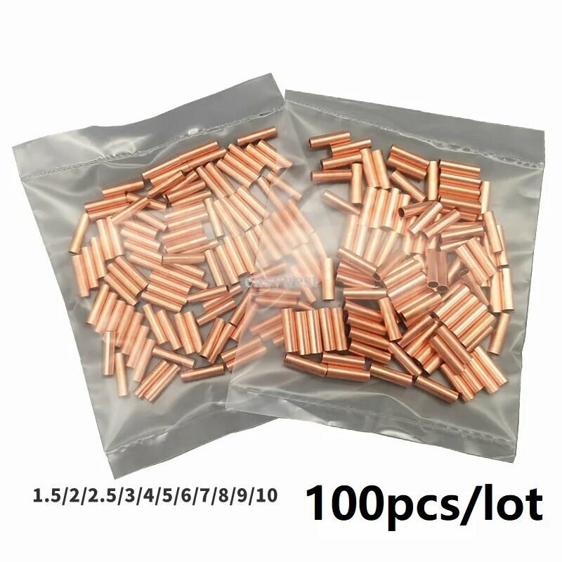 Соединительные медные трубки 4mm (100 шт.)