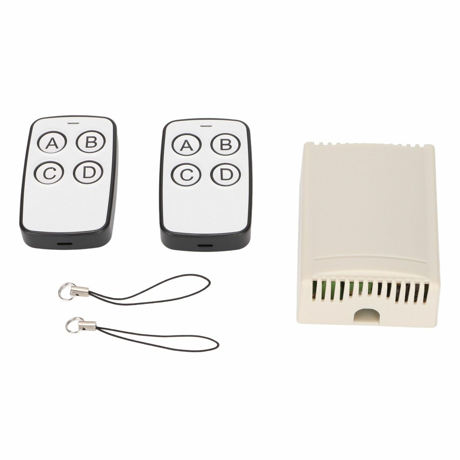 433 МГц, 4-кан, обучаемый, 12В, 4 реле, чёрный, копия пульта