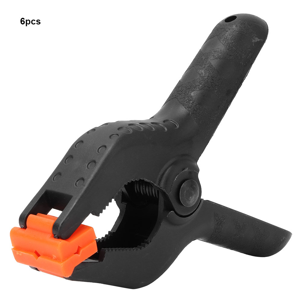 6 шт. 4-дюймовый черный многофункциональный пластиковый пружинный зажим типа А для самостоятельной деревообработки