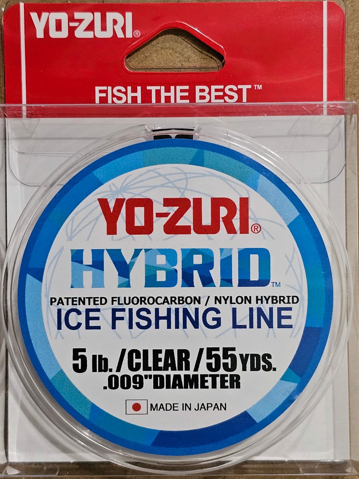 Леска монофильная Yo-Zuri Hybrid Ice 50 m Clear (0,203мм) 5 lbs