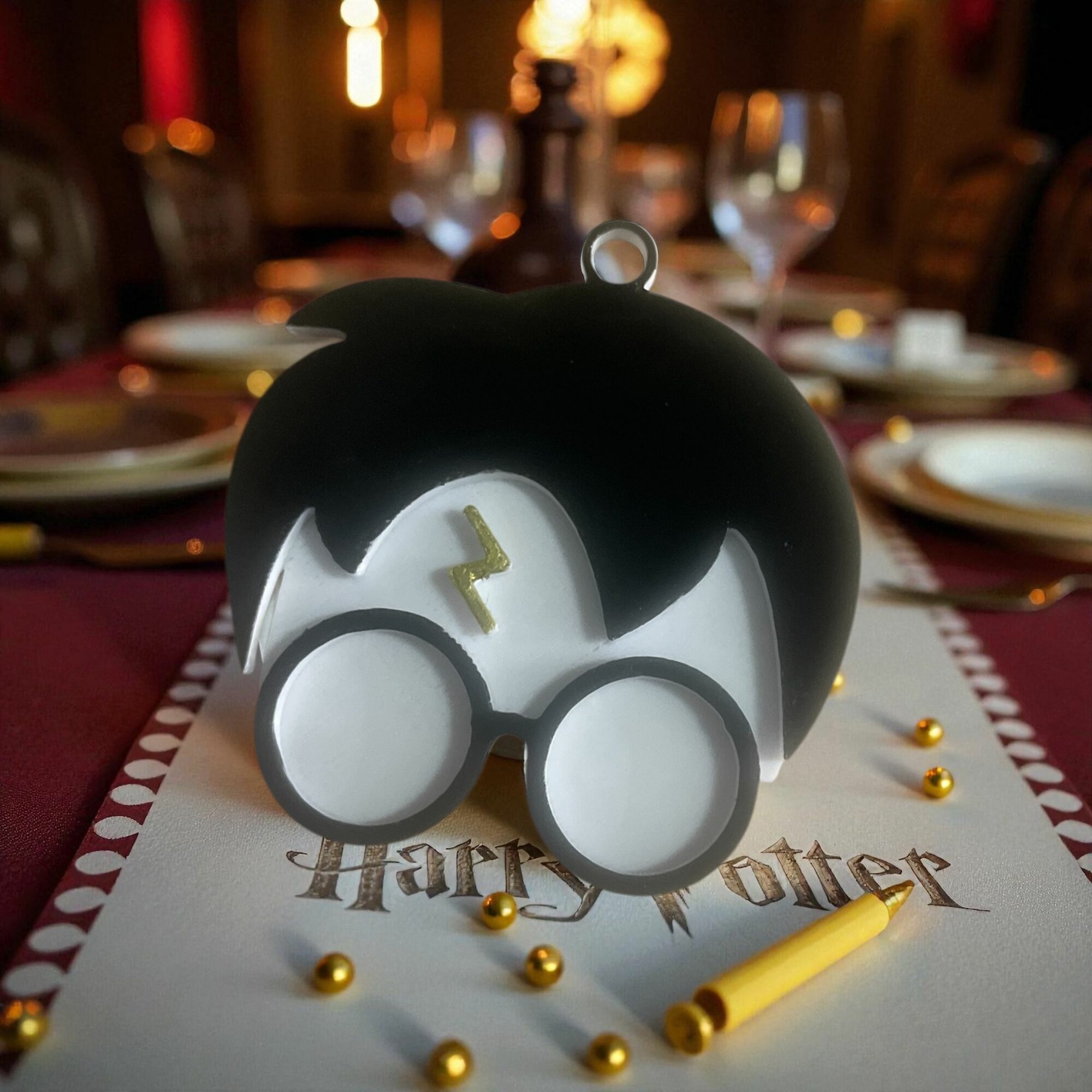 Игрушка на елку Гарри Поттер, новогодний шар