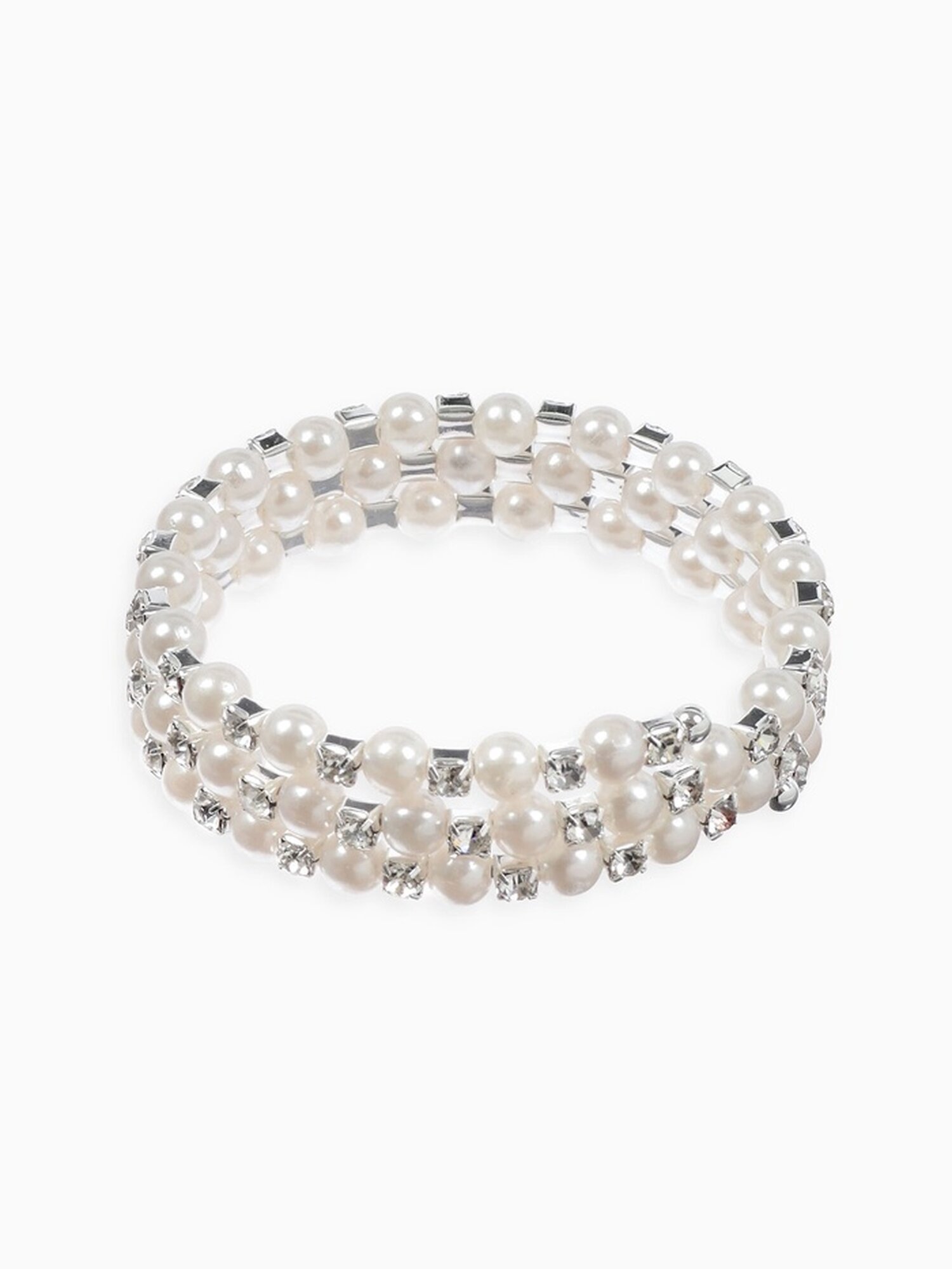 Незамкнутый браслет, стразы