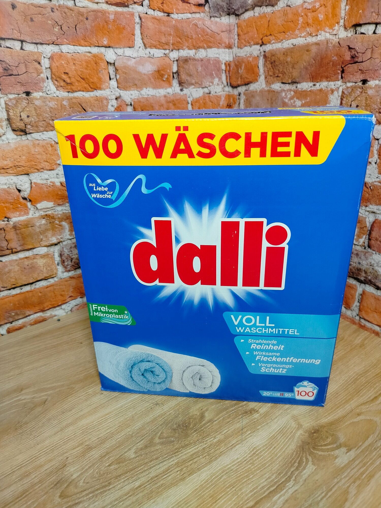 Dalli Voll Стиральный порошок для белого и светлого 6 кг на 100 стирок