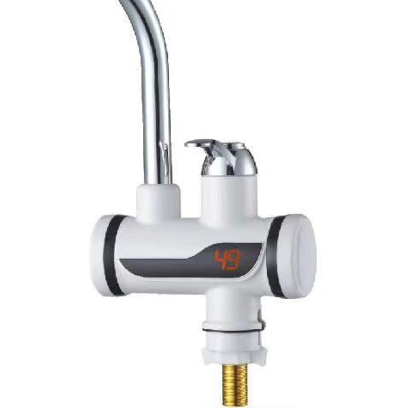 3000 Вт смеситель для горячей воды в ванной комнате, холодная и горячая двойного назначения, электрический нагревательный кран для воды, вилка европейского стандарта, 220 В