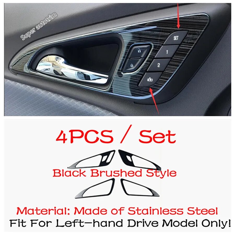 Черные матовые аксессуары для Chevrolet Malibu 2016-2020, панель управления переменным током, e