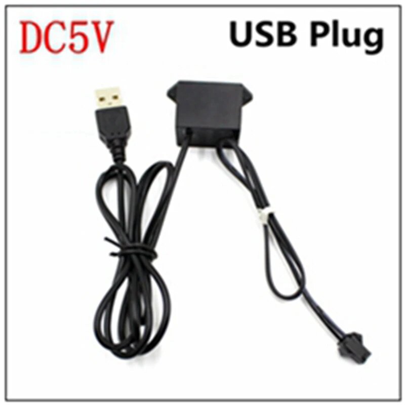 USB кабель DC 5V, черный