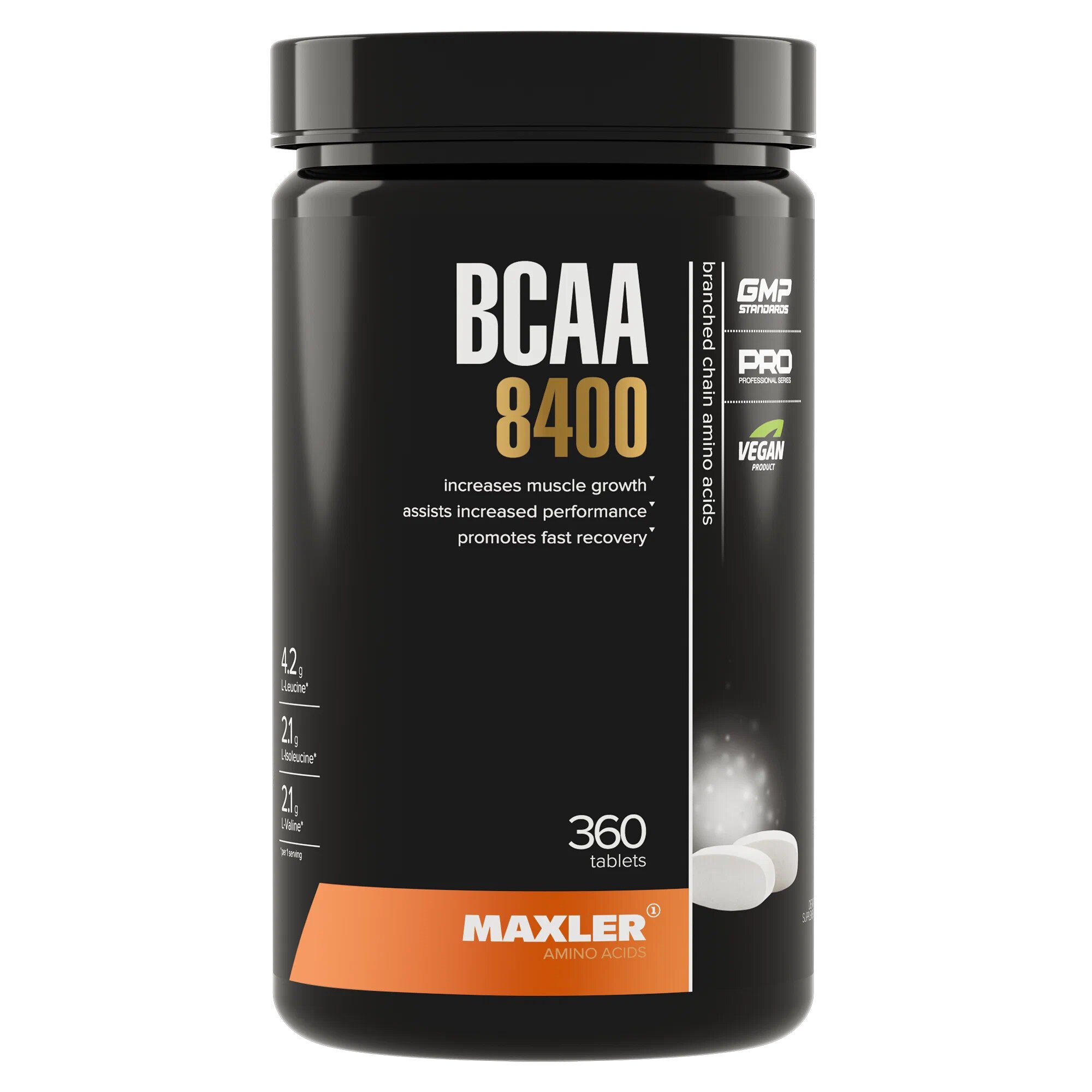 BCAA Maxler BCAA 8400, нейтральный, 360 шт.