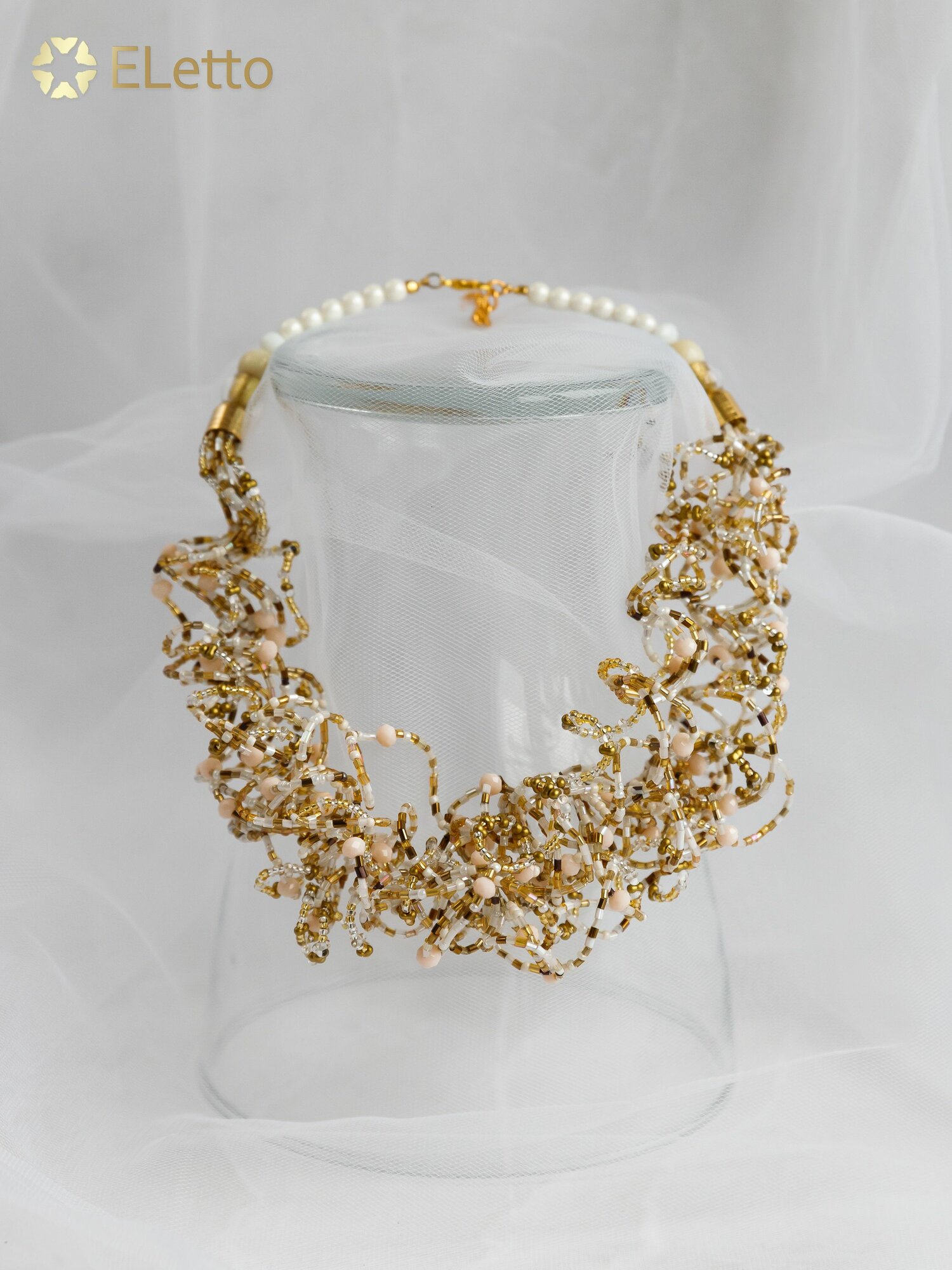 Колье, стекло, муранское стекло