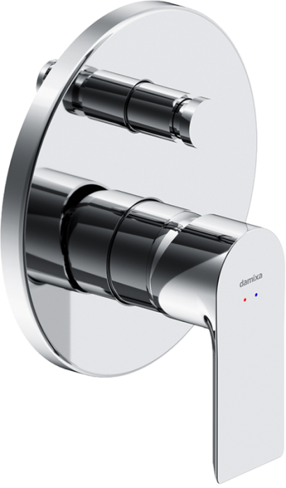 Встраиваемый смеситель для душа и ванны Damixa Apollo 477100000 С внутренней частью, хром