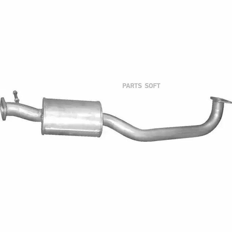Глушитель средняя часть от официального дистрибьютора, POLMOSTROW, артикул 1409