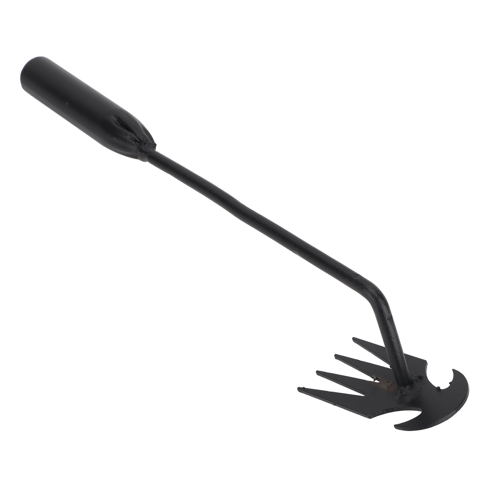 Садовый инструмент для прополки, 30 см, 4 зуба, многофункциональный, из высокоуглеродистой стали, ручной инструмент для прополки.
