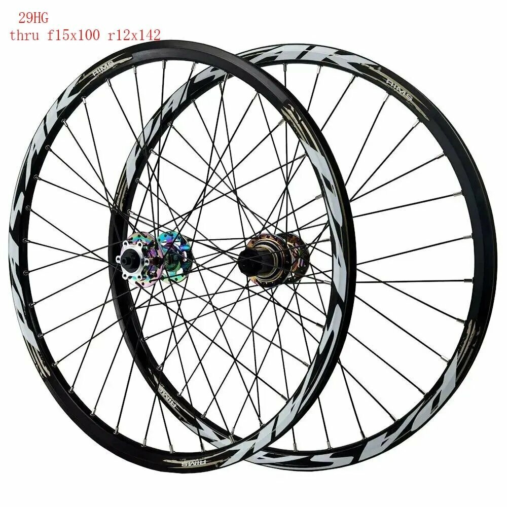 Колеса PASAK HB08/P19 MTB 29inch, dazzl hub gray, HG, thru f15x100r12x142