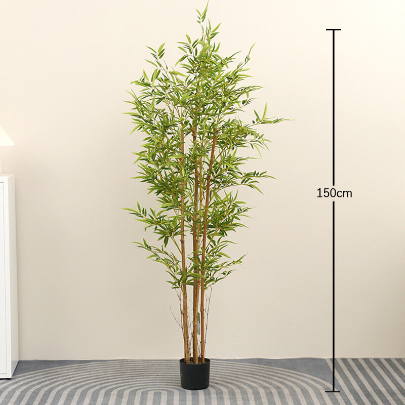2025 Искусственный бамбук, фальшивый бамбук, декор для интерьера, садовый ландшафт, искусственное растение, оптовая продажа