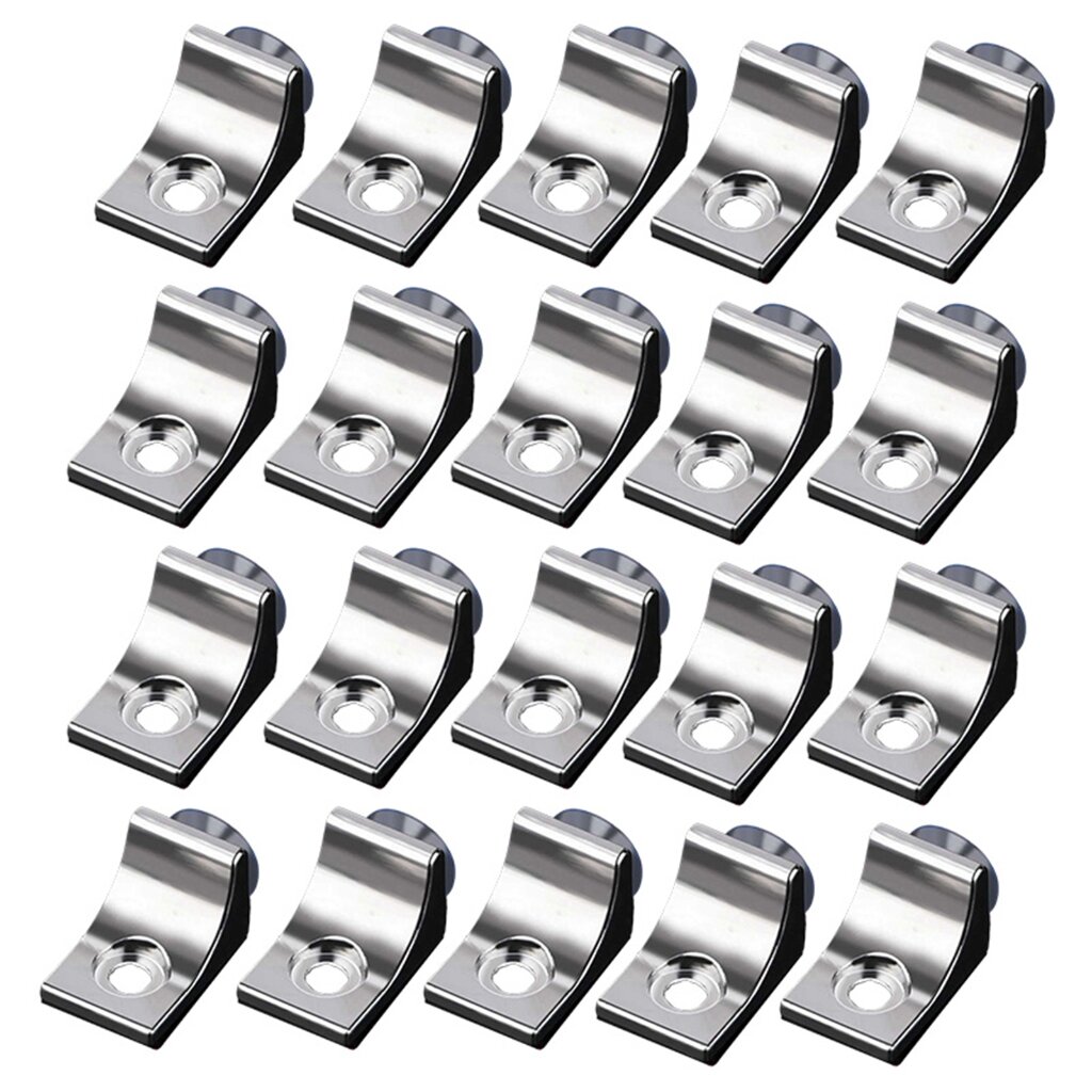 20x Прочные Кронштейны Для Полок Шкафа Металлическая Подставка Для Полки Шкафа Аксессуары Для Хранения Шкафа