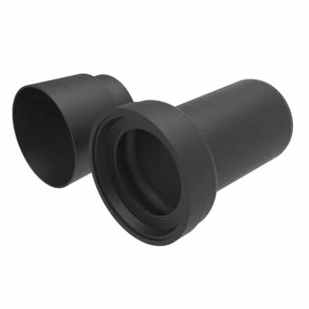 Труба отвода из унитаза прямая, 90мм, ZEGOR