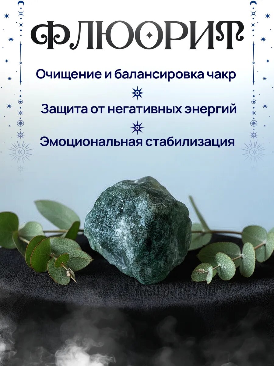 Флюорит натуральный Камень ясности и защиты