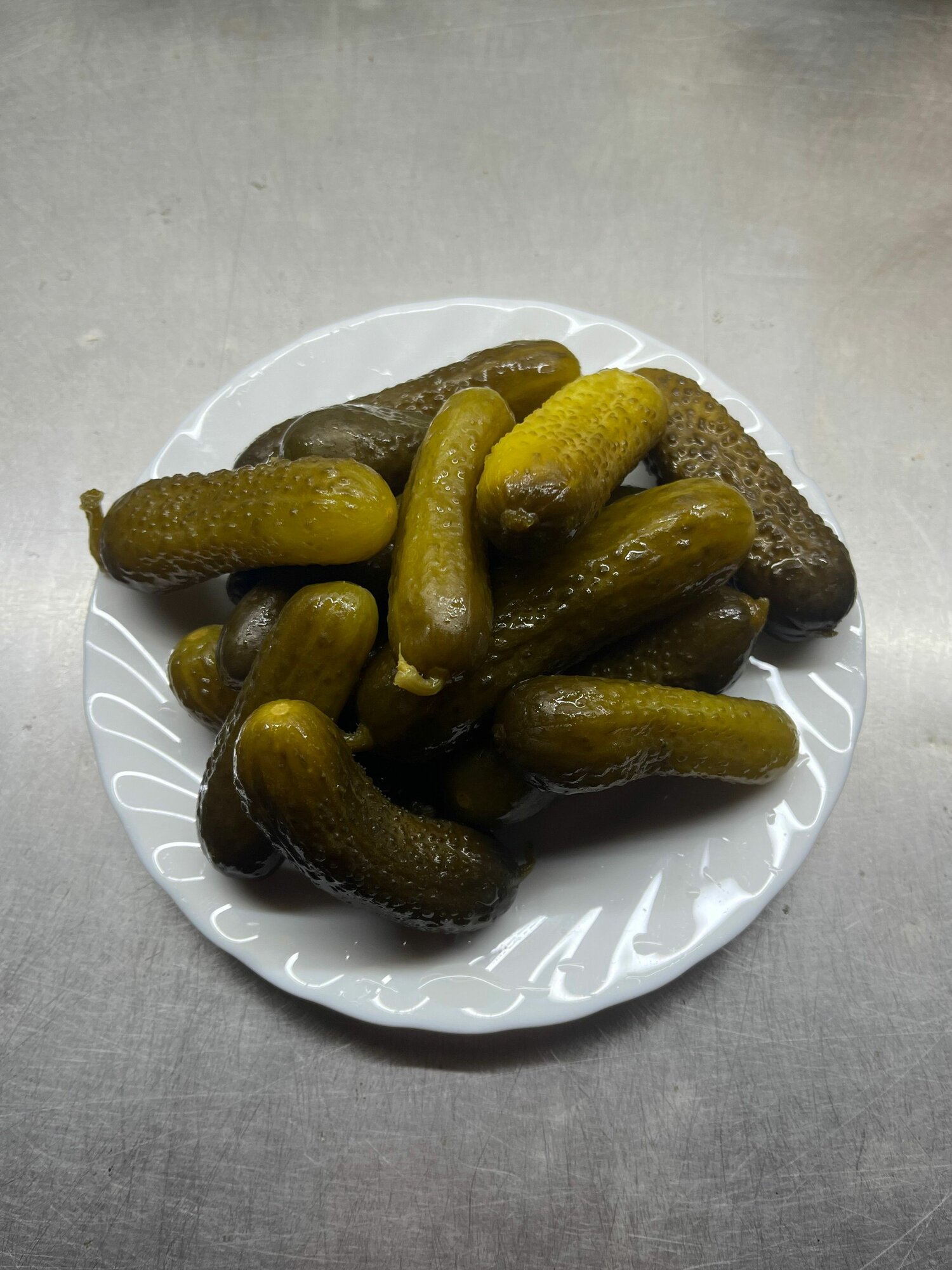 Огурцы соленые бочковые без уксуса 1кг
