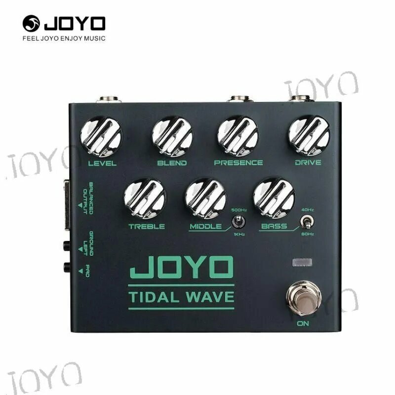 JOYO R-30 TIDAL WAVE Педаль бас-предусилителя для гитары Классический басовый тон 90-х годов Поддержка функции DI Педаль эффектов для бас-гитары R 30