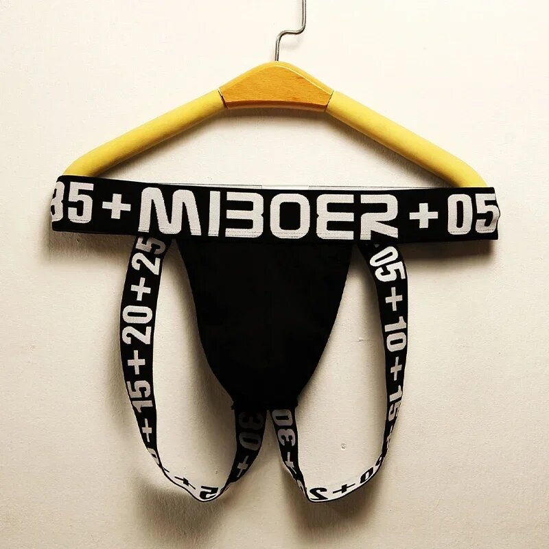 Мужские стринги акрил G-string Черный, М, Black