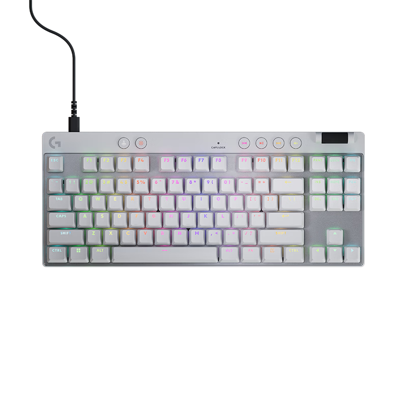 Игровая клавиатура G PRO X TKL White, с быстрой магнитной осью FPS/Undaunted Covenant/Valoran, RT Quick Trigger