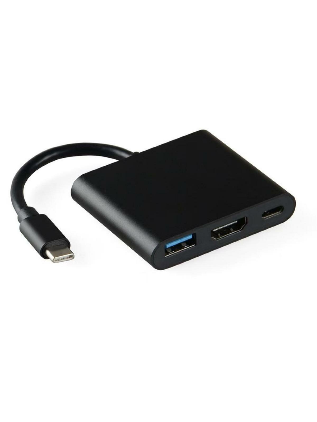 USB C to HDTV Adapter Multiports USB C Hub with 4K HDTV Output USB3.0Data Transfer USB C Charging Port for TV Projectors