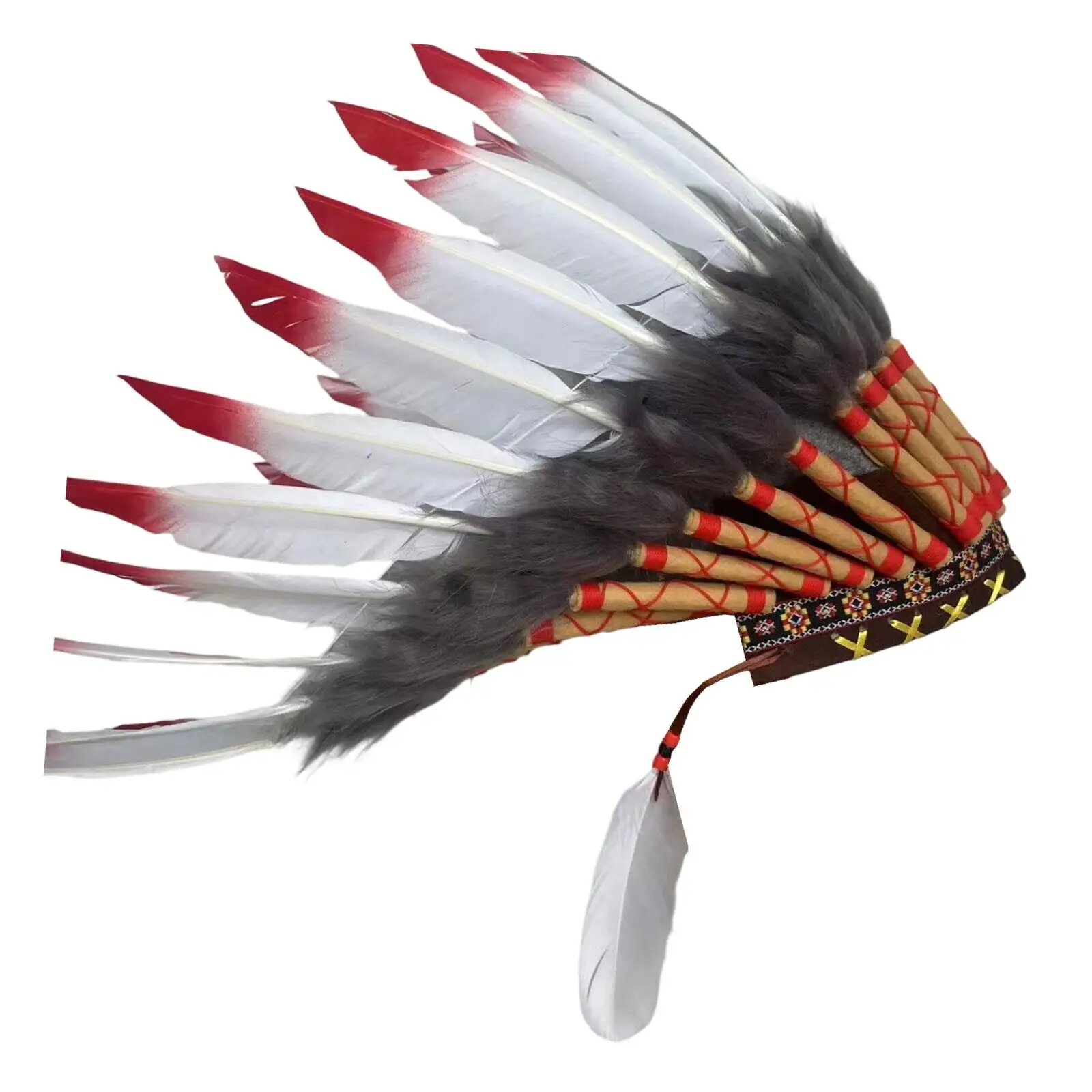 Искусственный индейский головной убор