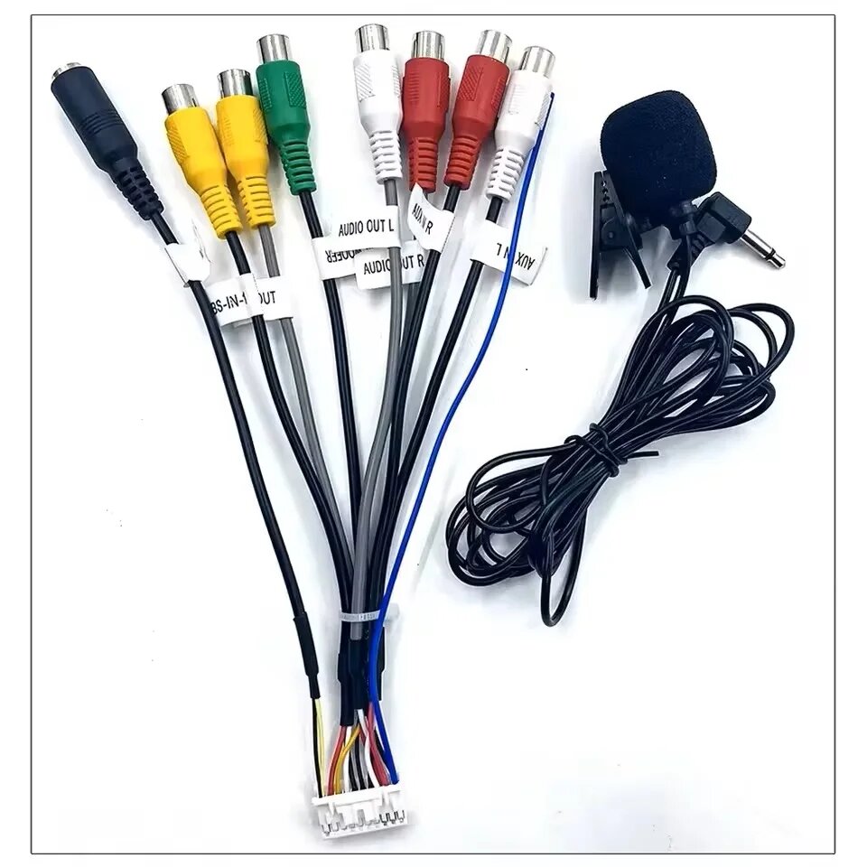 JIU YIN Автомобильный радиоприемник 20-контактный кабель RCA