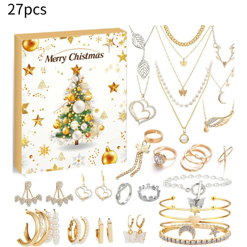 Серьги trendy winter christmas, стиль d, в декоративной подарочной коробке