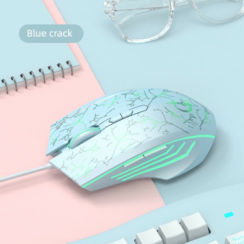 Подходит для механической мыши Queshi X Jiaolong 16 Pro Aurora 17 Unbounded Wired Mouse для ноутбуков и игр Проводная