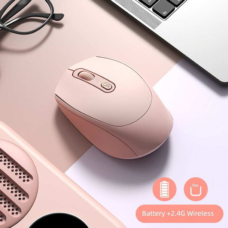Беспроводная мышь Bluetooth, бесшумная, для дома, бизнеса, офиса, перезаряжаемая, для ноутбука, настольного компьютера,