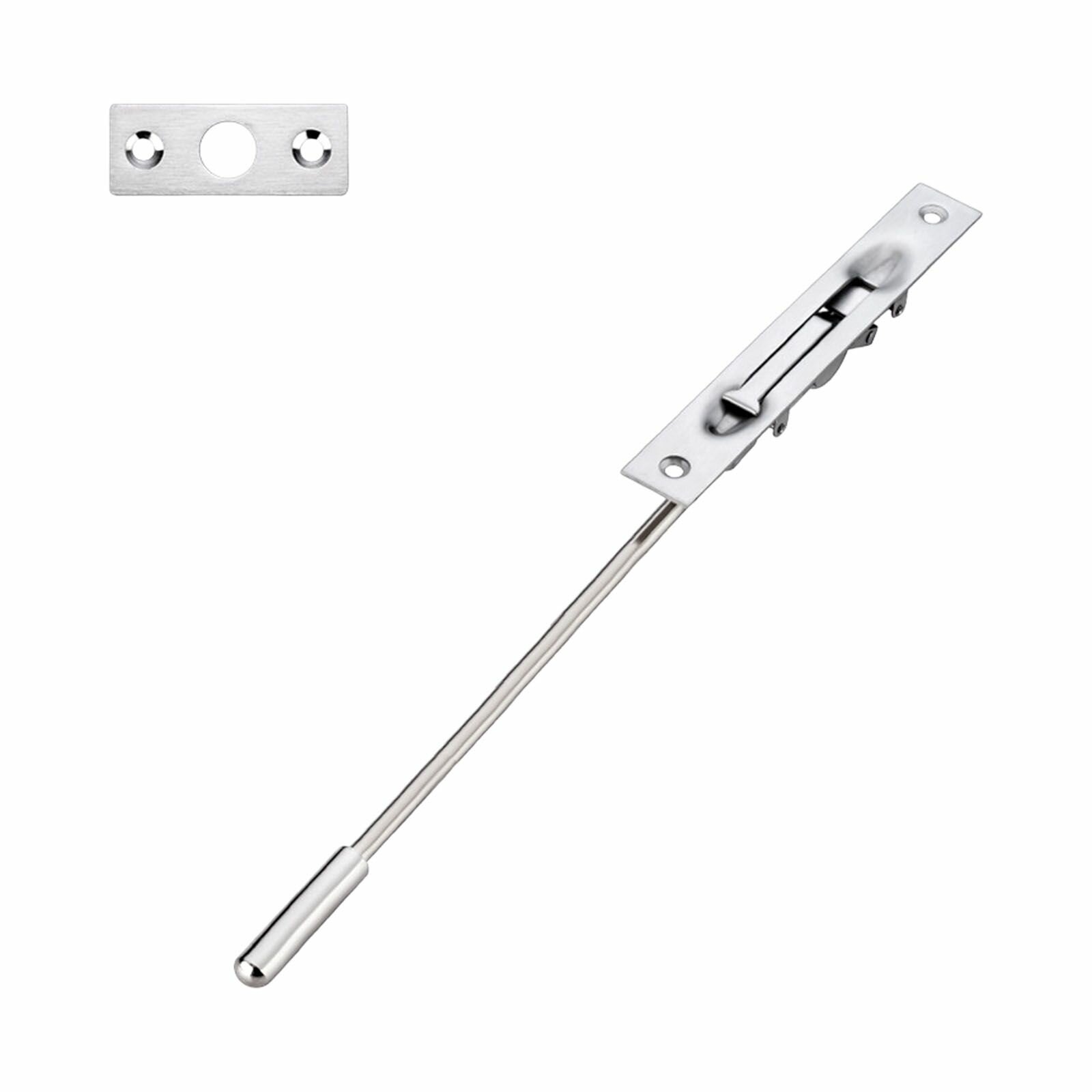 Невидимый дверной болт из стали с удлиненной конструкцией устойчивый к коррозии