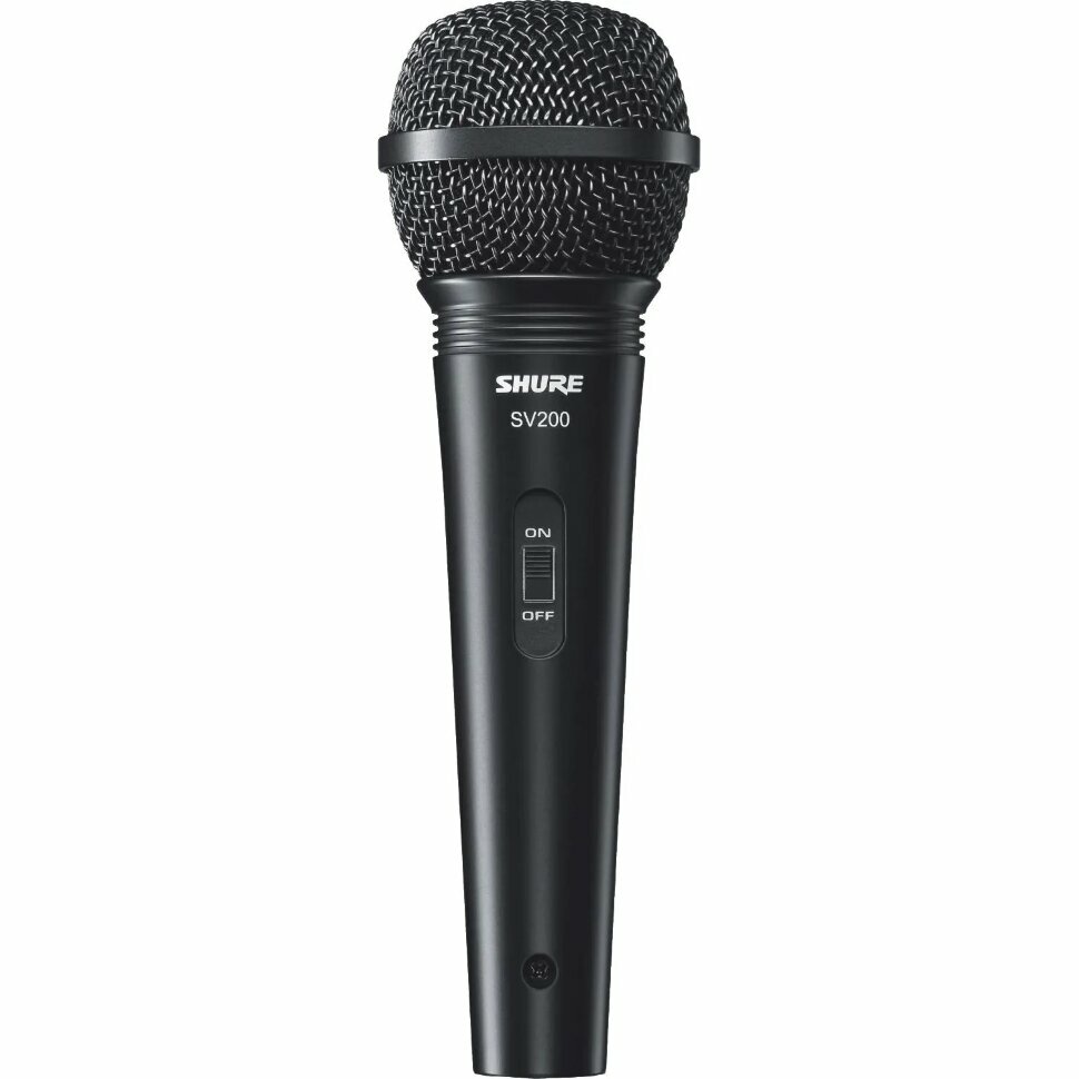 Микрофон Shure SV200-A, вокальный с выкл. и кабелем XLR-XLR, 2254714