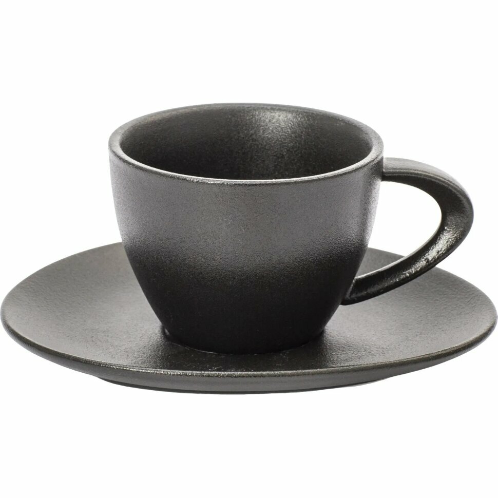 Чайная пара ROCK BLACK 200мл, 2366301