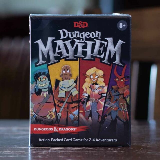 Настольная карточная игра Dungeons&Dragons Dungeon Mayhem Игра (Карточная) Новая версия игры