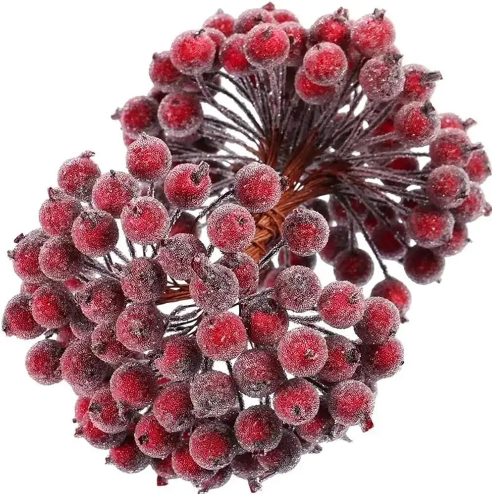 Искусственные ягоды Холли 20 штук