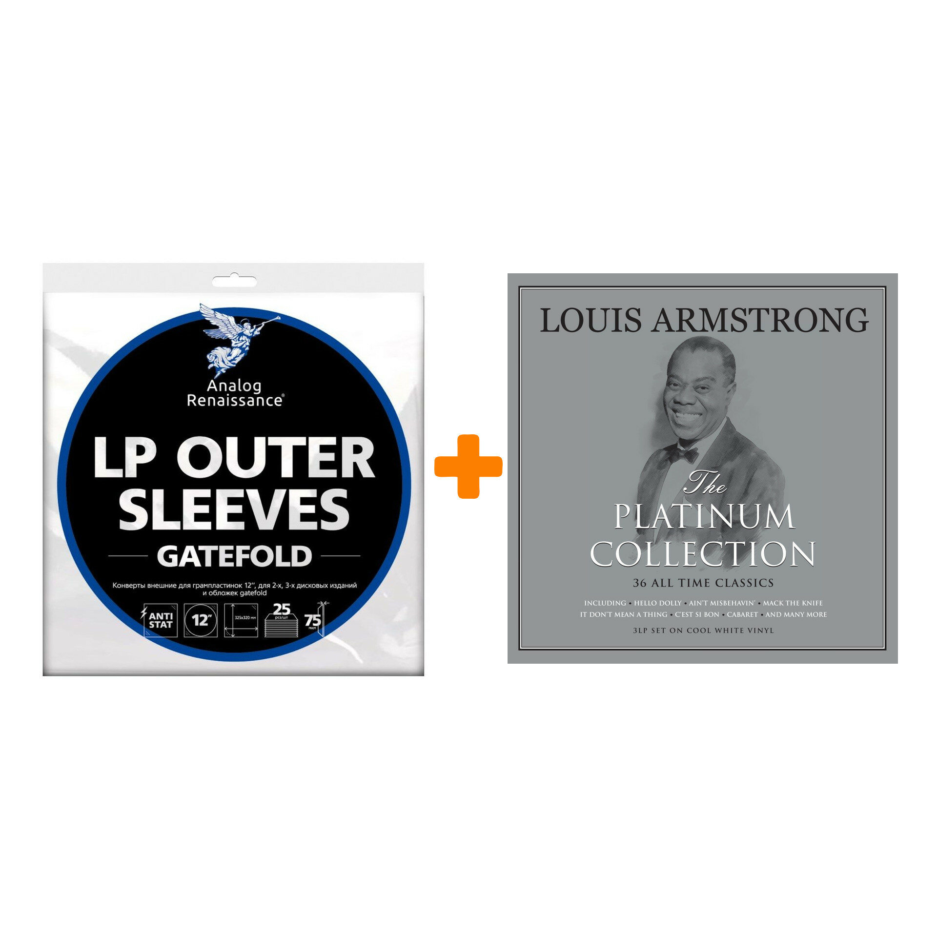 Armstrong Louis The Platinum Collection 3LP + Конверт внешний 12" Gatefold 25шт