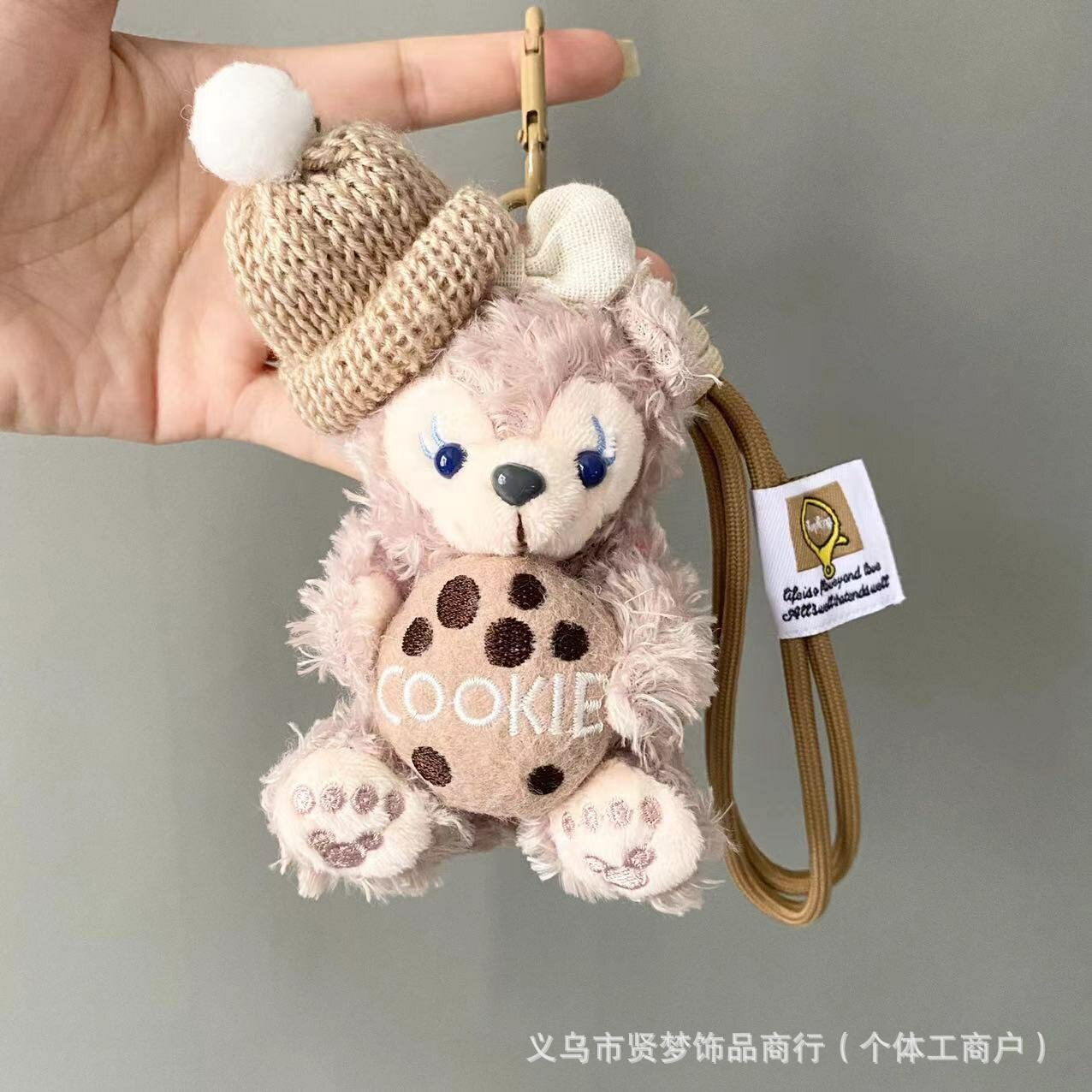 Модный плюшевый брелок-игрушка Shirley Rose Duffy Bear, милый плюшевый декор для торта, парные куклы оптом Печенье
