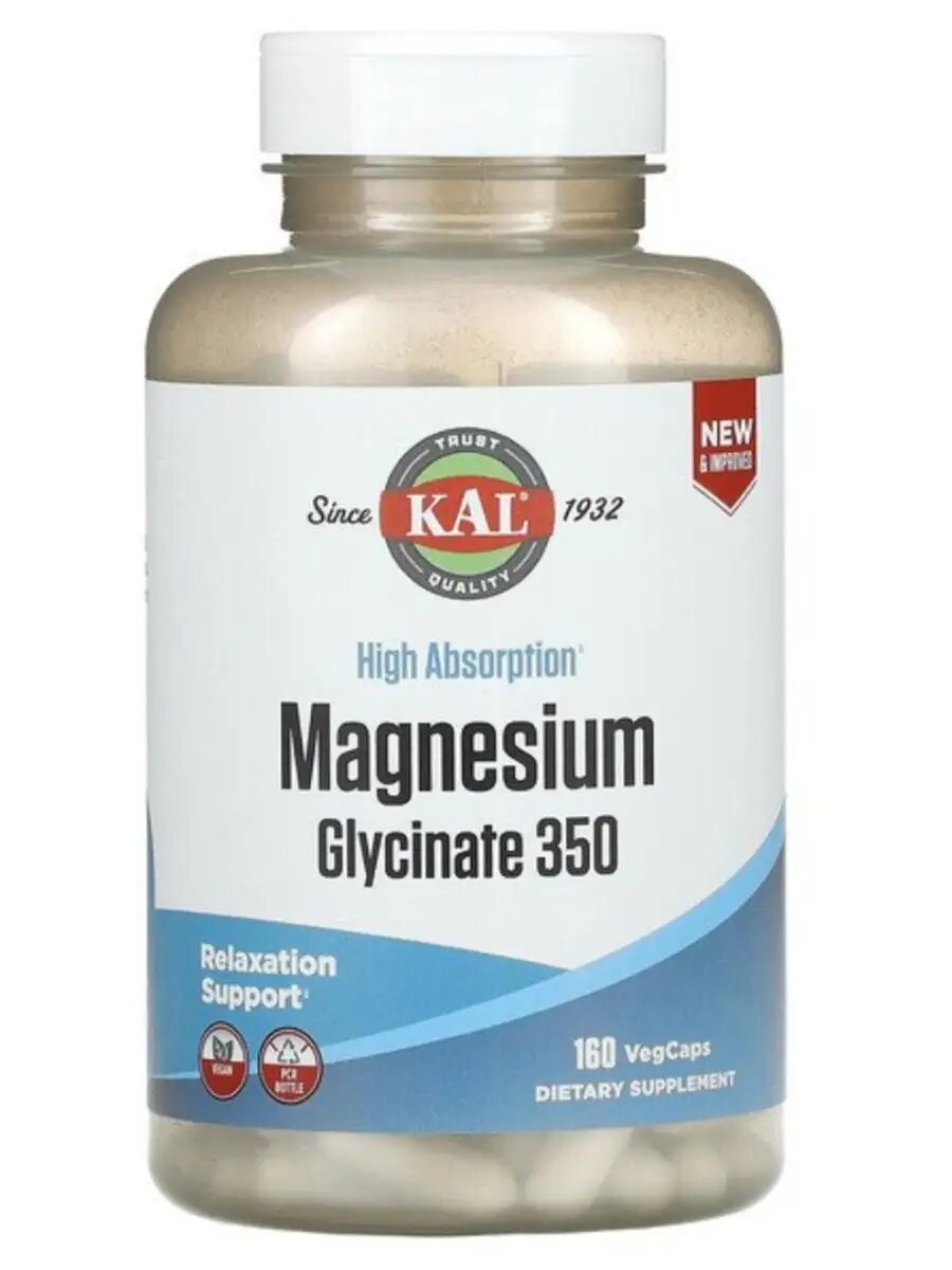KAL, Magnesium Glycinate 350 mg