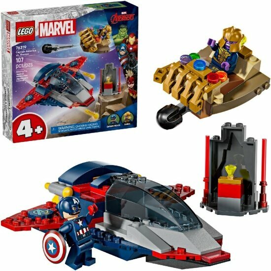 Конструктор Lego Marvel 76319 Капитан Америка против Таноса