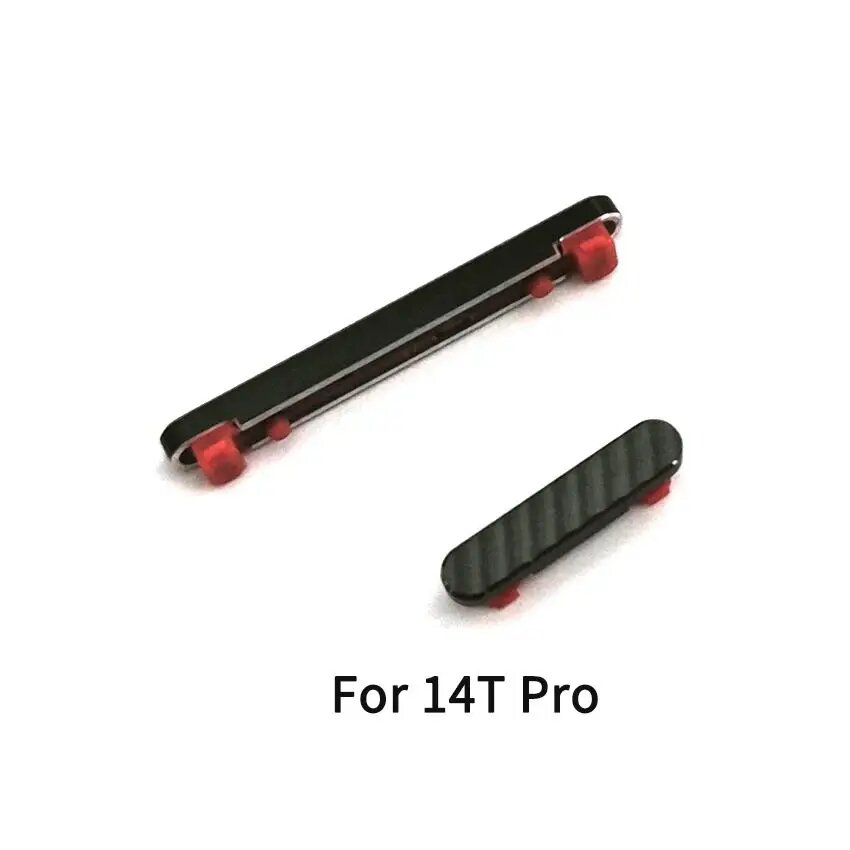 Для Xiaomi 14T/14T Pro УКЛ. Выкл. Громкость Вверх Вниз Боковая кнопка Запасные части для ключей For 14T Pro Black
