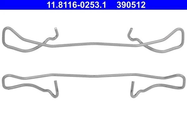 Пружина ATE 11-8116-0253-1, Mercedes Benz
