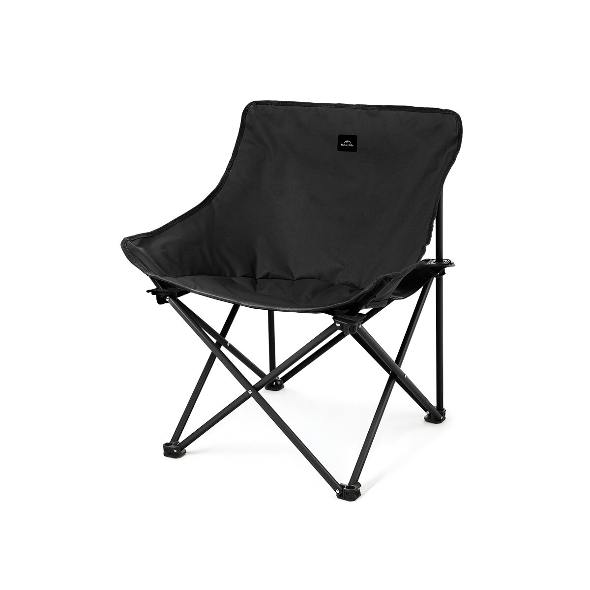 Кресло туристическое Naturehike Stellaluna T01 складное, 48х48х74 см, до 110 кг, черное, арт. CNH23JU13002-BL